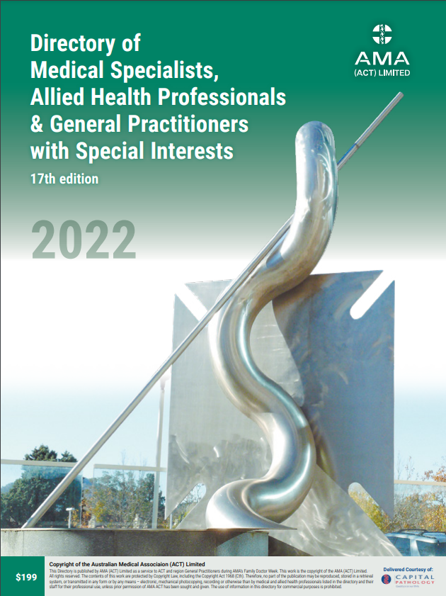 ACT Specialist Directory | Australian Medical Association