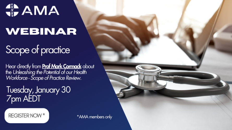 Scope of practice review webinar | Australian Medical Association